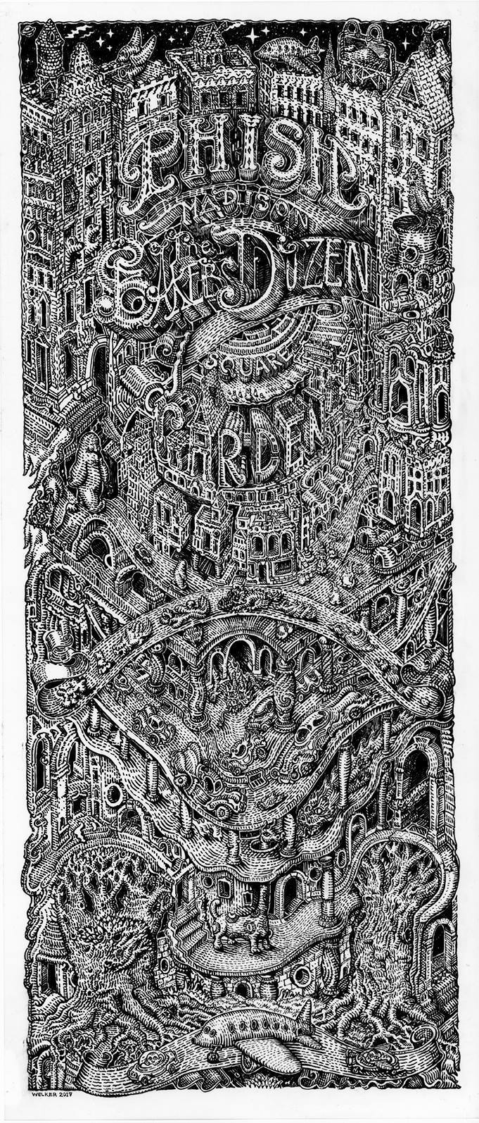 Phish Baker's Dozen New York 17 Welker | PosterDrops.com